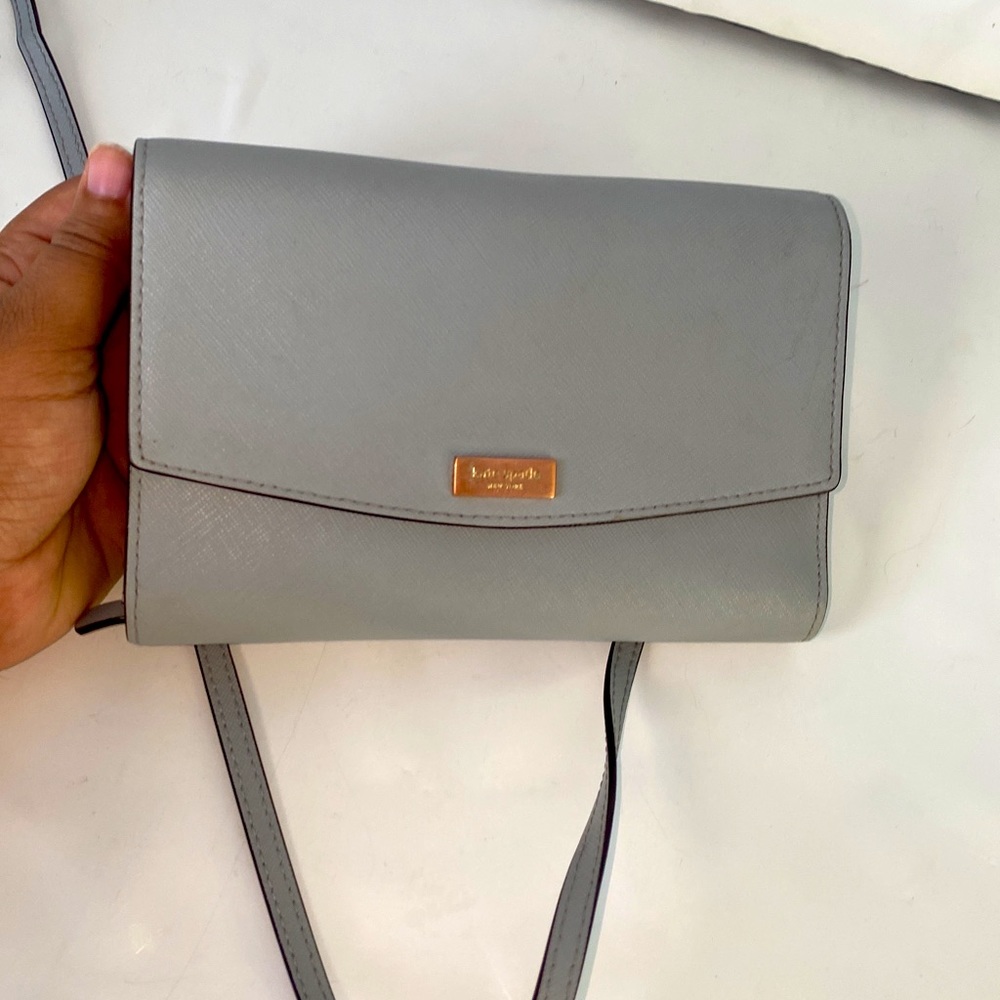 Kate Spade Gray Crossbody - Gem